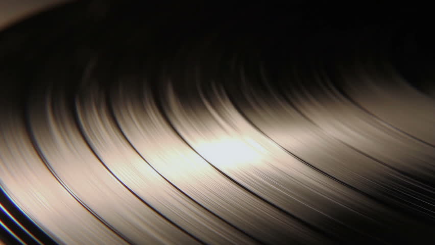 A Spinning Vinyl Phonograph Record Close Up 4 Colors Stock Footage ...