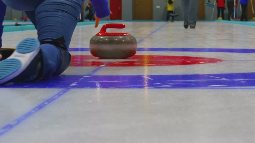 Curling Stones on ice image - Free stock photo - Public Domain photo ...