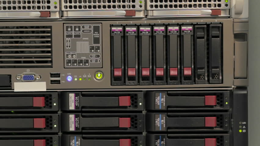 Stock video of blinking leds of server stack with | 1594186 | Shutterstock