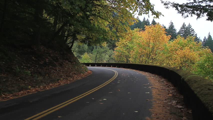 Historic Scenic Highway 30 in Stock Footage Video (100% Royalty-free ...