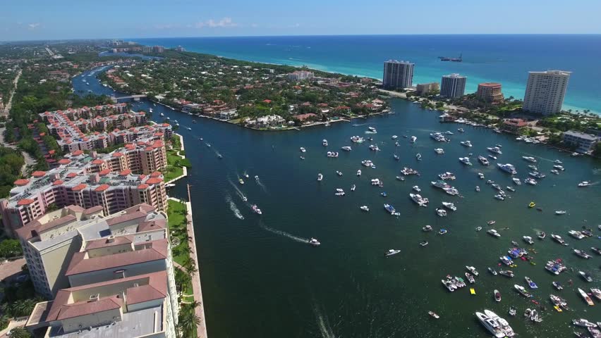 Stock video of aerial video of boca bash boca | 16123216 | Shutterstock