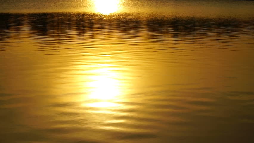 Sun Glints. Reflection Of Sunlight In Water Stock Footage Video 4565819 ...