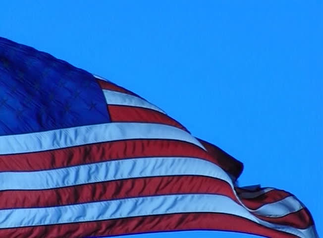 Usa Flag 56 Slow Motion Stock Footage Video (100% Royalty-free) 1664626 ...
