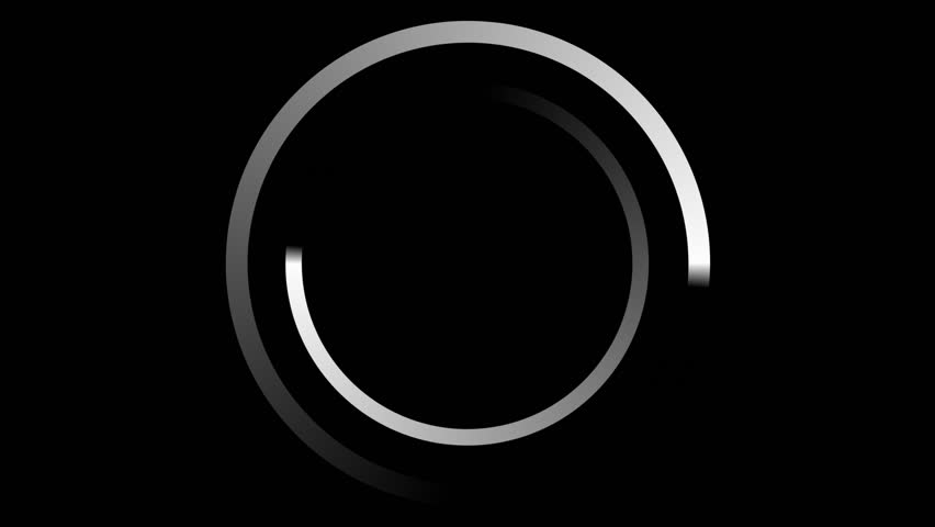 Loading Circle Gradient W/ Alpha (25fps). A Single Gradient Circle Rotating And Looping, Similar ...