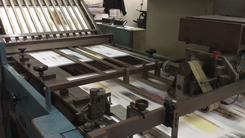 Stock video of old print factory | 16976656 | Shutterstock