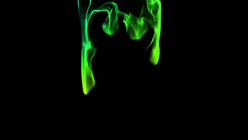 Animated Ink Flow On Black Stock Footage Video (100% Royalty-free ...