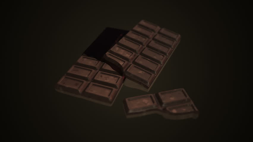Animation Rotation Of Chocolate Bars And Chocolate Candies With ...