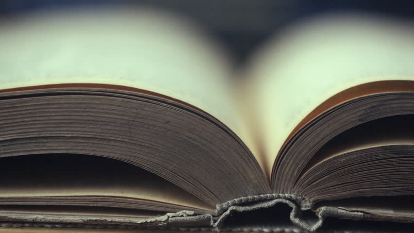 Flipping Pages of an Old Stock Footage Video (100% Royalty-free ...