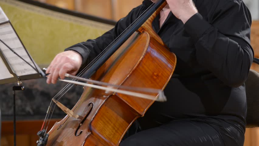 Playing The Cello Wallpaper