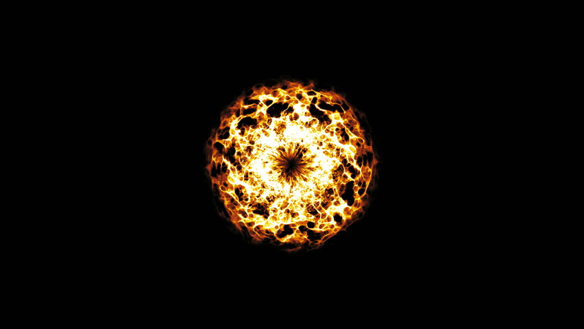 Shockwave Flame Particle Explosion Animation Stock Footage Video (100% ...