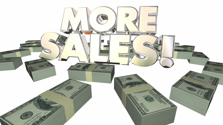 More Sales Selling Success Money Stock Footage Video (100% Royalty-free ...