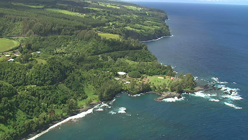 Aerial of the Hamakua Coast, Stock Footage Video (100% Royalty-free ...