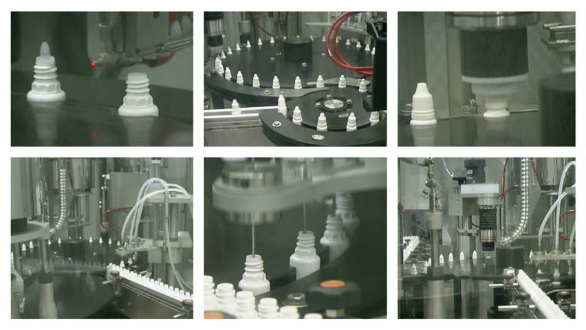 Medicine Production Montage. Eye Drops. Stock Footage Video (100% ...