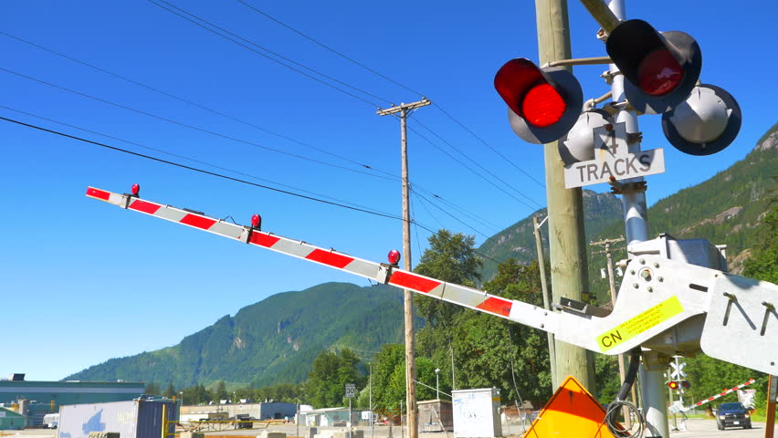 4k Raising up Road Barrier, Stock Footage Video (100% Royalty-free ...