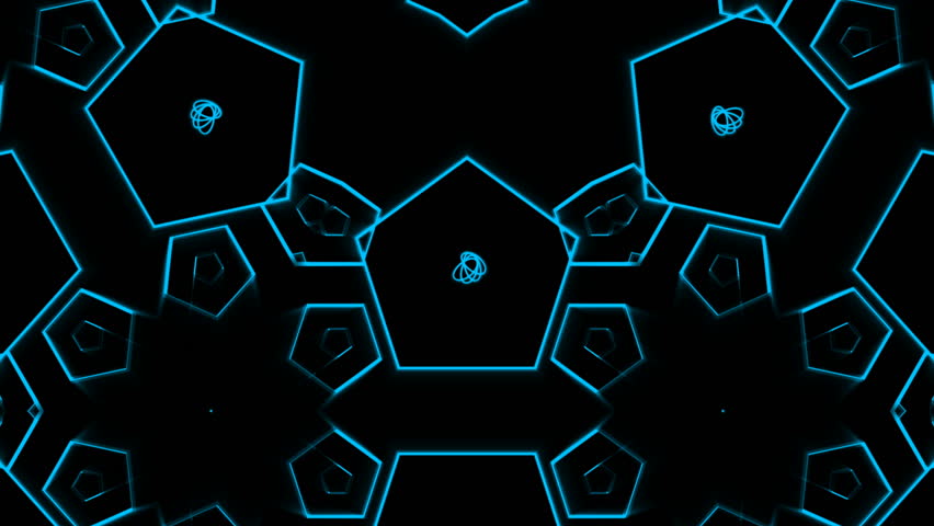 Looping Kaleidoscope Sequence. Abstract Motion Graphics Background Stock Footage Video 18740135 ...