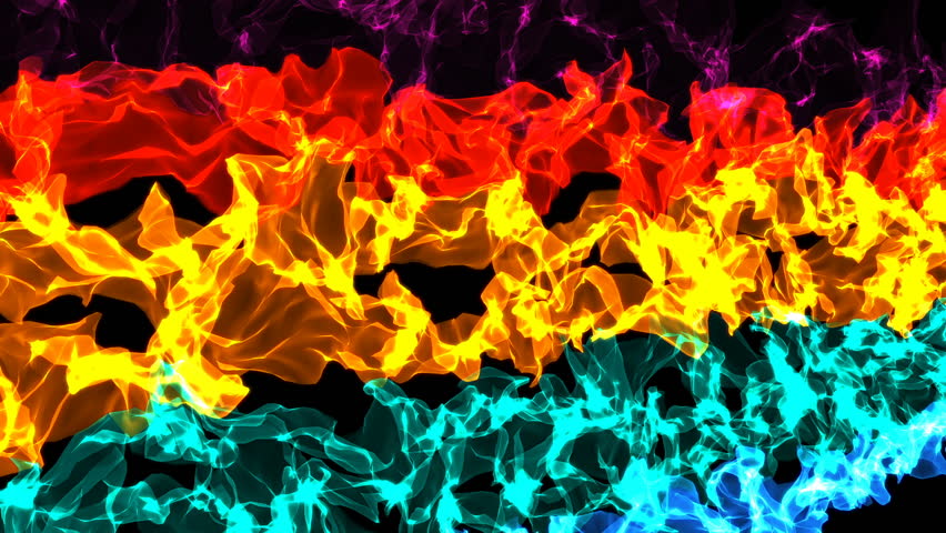 Abstract Colorful Waving Animation Background. Stock Footage Video (100 ...