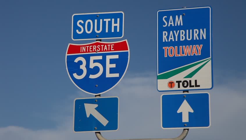 Road Signs for Highway 35e Stock Footage Video (100% Royalty-free ...