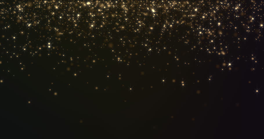4k Gold Particles Light Stream Animation Background Seamless Loop ...