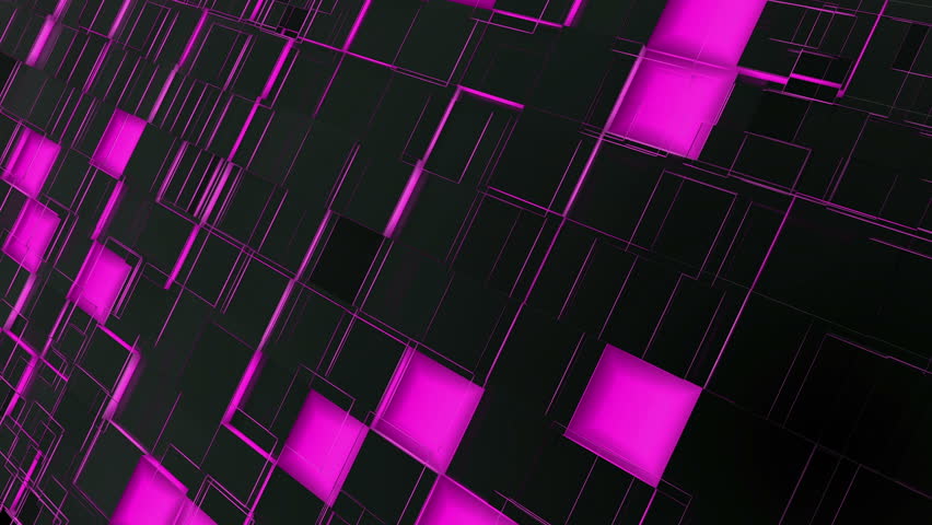 Abstract Pink and Black Squares Stock Footage Video (100% Royalty-free ...
