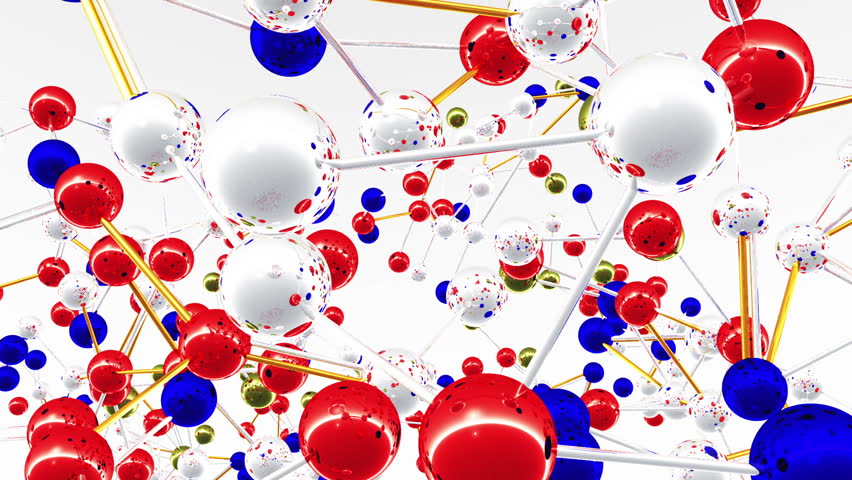 Complex Molecule Structure 3d Render Stock Footage Video 1964764