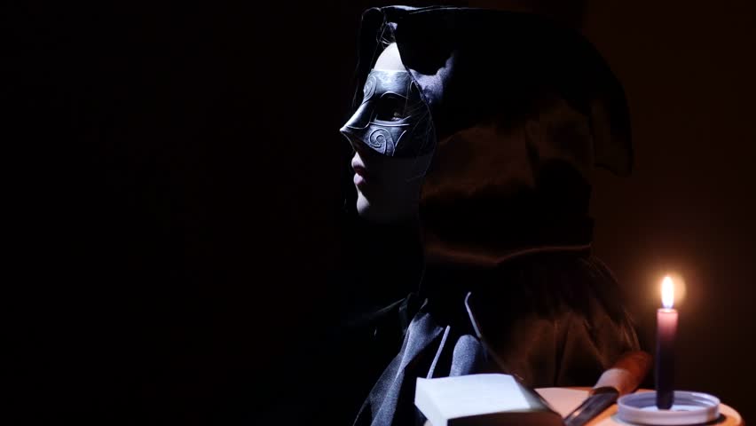 Dark Ritual and Satanic Prayer Stock Footage Video (100% Royalty-free ...