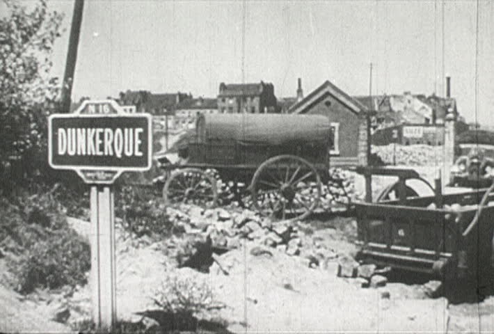 1940s: Footage Of Burning Buildings Among The Wreckage In War-torn ...