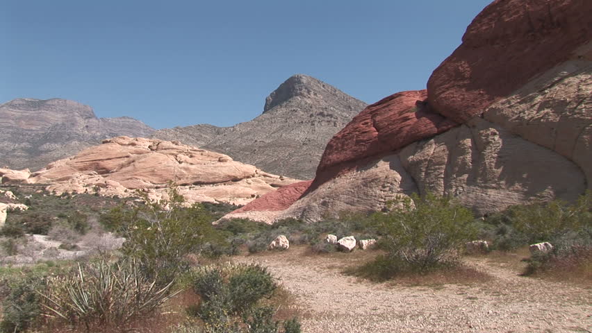 Desert Mountain Path Stock Footage Video (100% Royalty-free) 2035696 ...