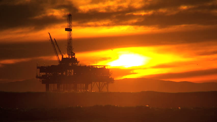 Deep Sea Oil Drilling Platform Stock Footage Video 2127362 | Shutterstock