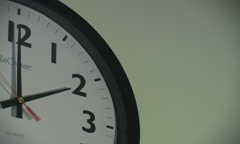 Stock video of clock moving fast | 21276 | Shutterstock