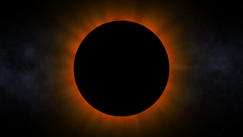 Ominous Solar Eclipse (30fps). a Stock Footage Video (100% Royalty-free ...