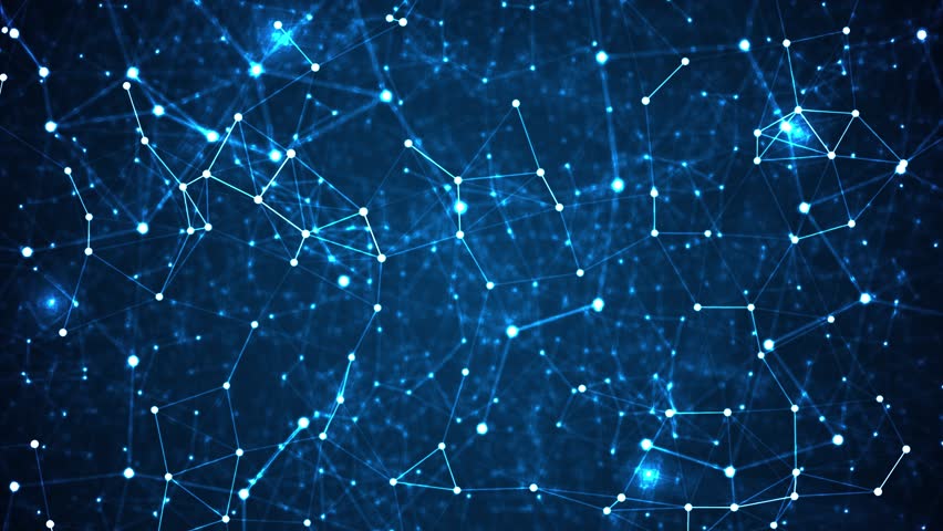 Abstract Technology Plexus Stylish Dynamic Digital Background ...