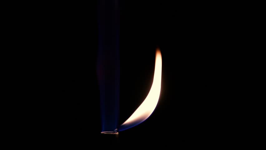 Sodium Solution Burning On A Wooden Splint In A Bunsen Burner Flame ...