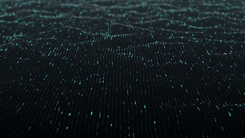 Grid Animated Techno Background.Camera Zoom In And Fly Through Hud ...