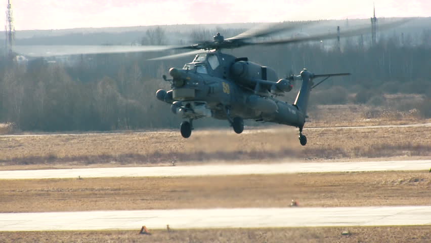 Military Helicopter in Air Stock Footage Video (100% Royalty-free ...