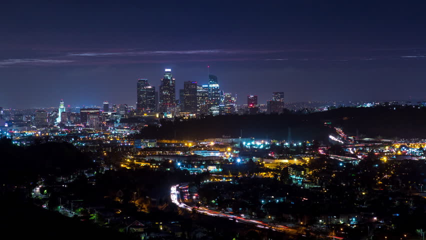 Night Time Downtown Houston Aerial View 4K Stock Footage Video 14175605 ...