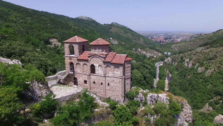ASENOVGRAD, BULGARIA, JULY 2017, Asenova Krepost Asen's Fortress Early ...