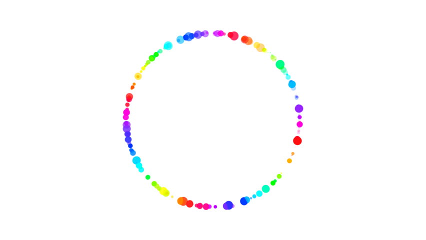 Colorful Dot Line. Stock Footage Video 2409329 | Shutterstock