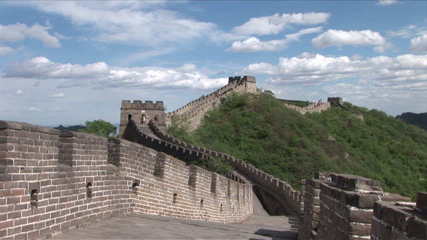 A View Of The Path On The Great Wall Of China In Beijing China Stock ...