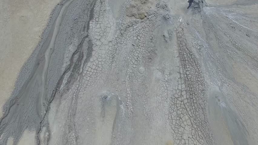 Aerial Shot Of Destructed Ground And Rocks After Mining Explosion Stock ...
