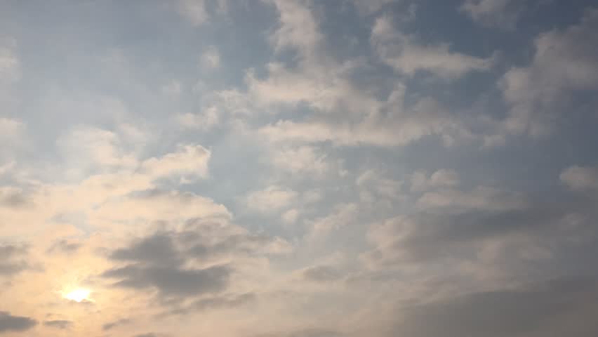 Dark Grey Clouds On Light Grey Sky Stock Footage Video 8131531 ...