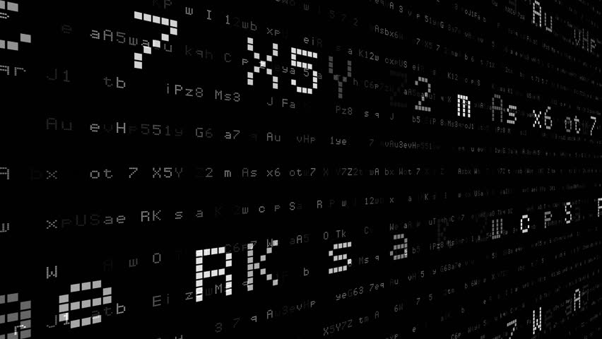 Digital Code Looping Blue Background Stock Footage Video 3378938 ...