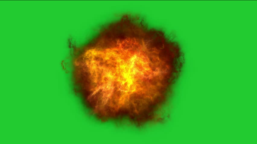 Fire Smoke On Green Screen Záběr Video 3334085 | Shutterstock