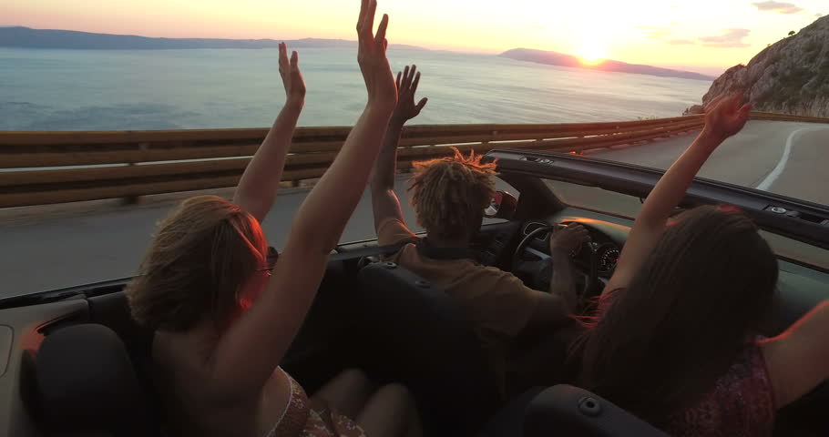 Stock Video Clip of Handsome black man partying with friends while ...