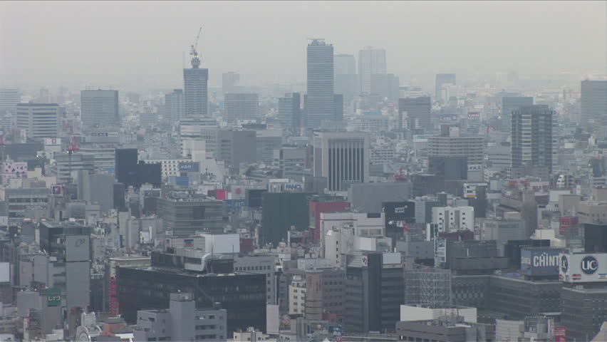 TOKYO, JAPAN - 5 NOVEMBER 2012: Financial District Of Tokyo's Skyline ...