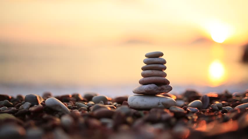 Stacked Stones Stock Footage Video | Shutterstock