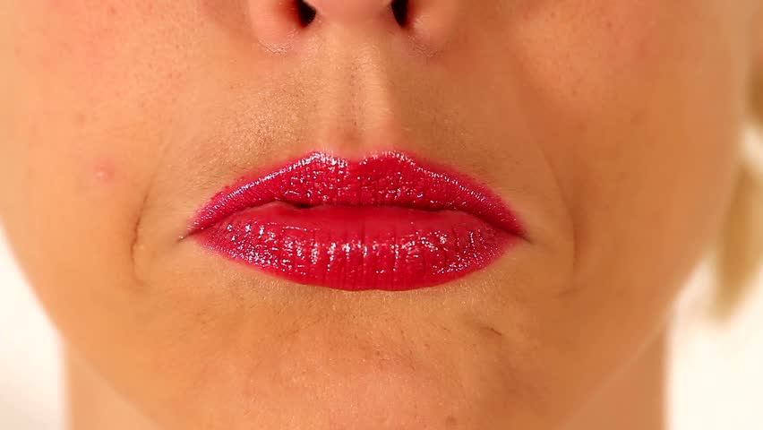 Various Mouth Grimace - Closeup Stock Footage Video (100% Royalty-free ...