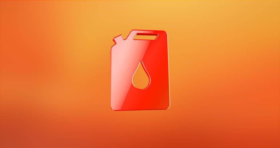 Animated Petrol Fuel Can Red Stock Footage Video (100% Royalty-free ...