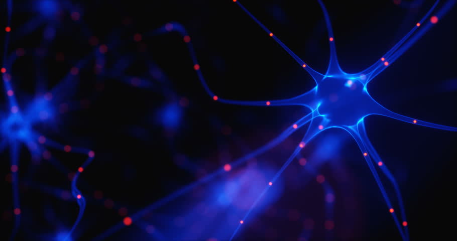 3d Illustration of Interconnected Neurons Stock Footage Video (100% ...