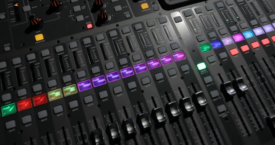 Sound Board Knobs. Stock Footage Video 26867140 | Shutterstock