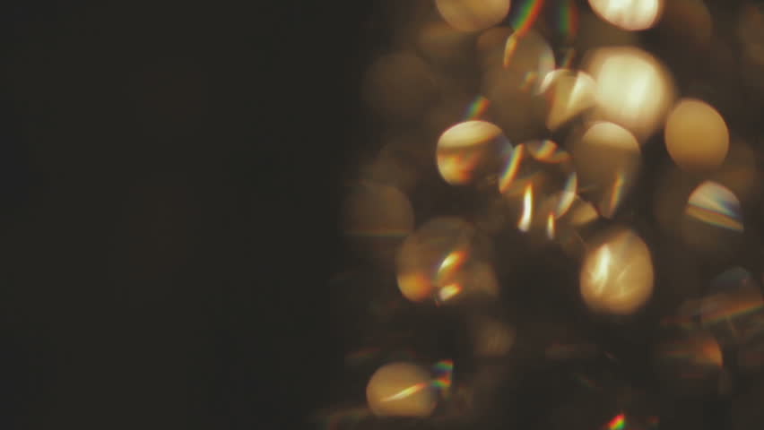 Moving Bokeh Lights - Abstract Animation For Background - Horizontal Crossing Of Light Discs ...